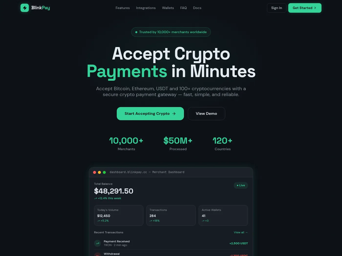 BlinkPay Clone Web