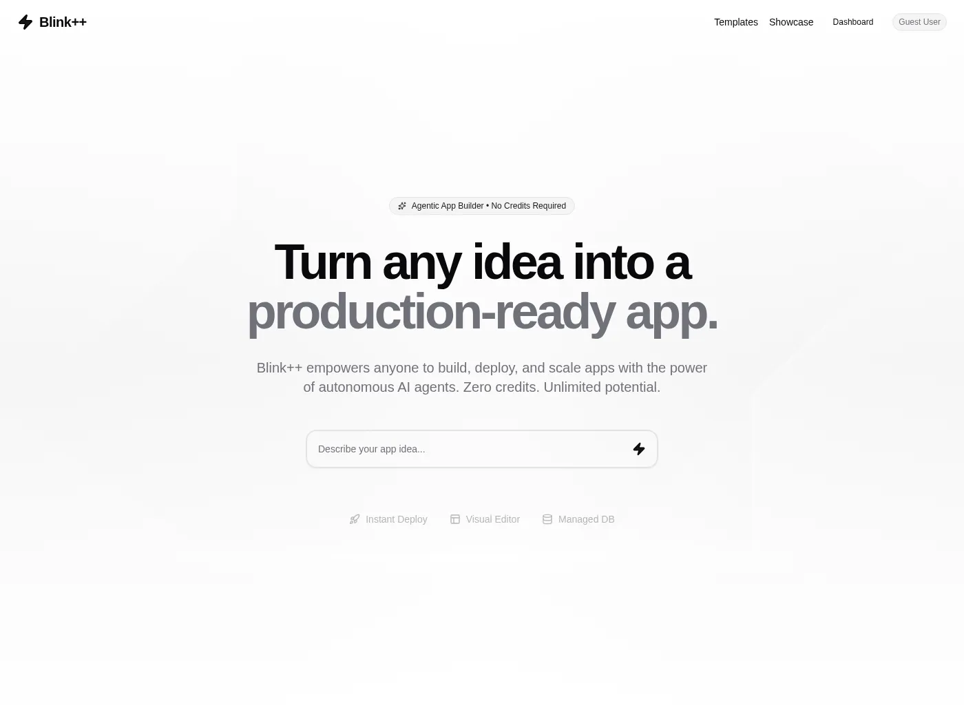 Blink++ App Builder