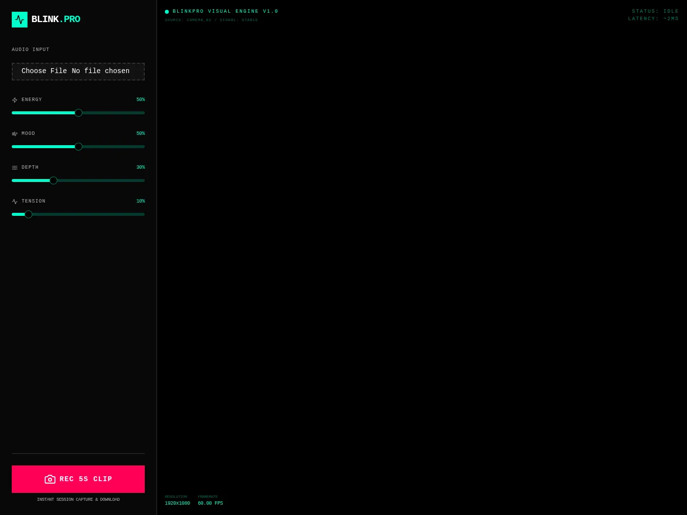 BlinkPro Audio Visualizer