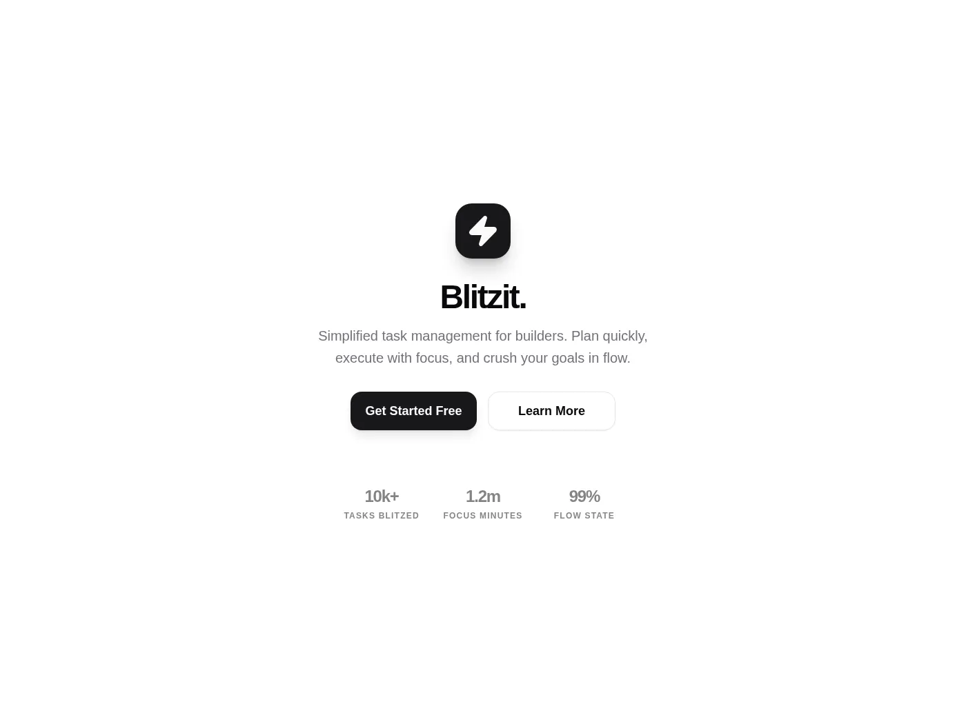Blitzit Clone
