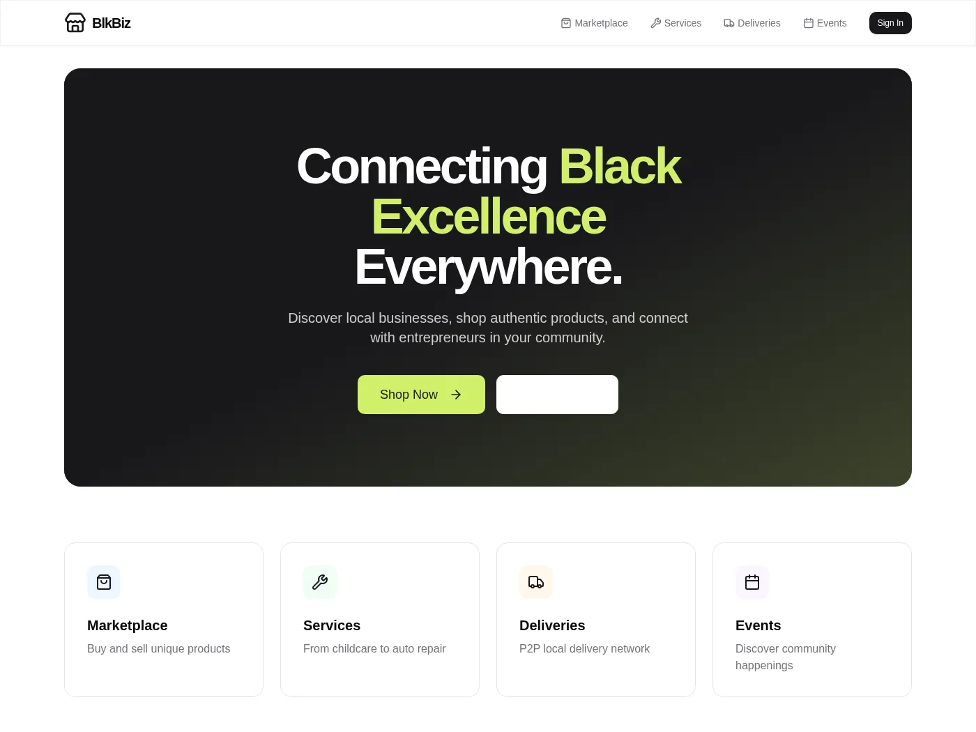BlkBiz Marketplace