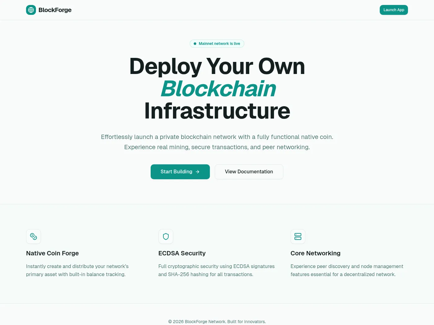 BlockForge Network