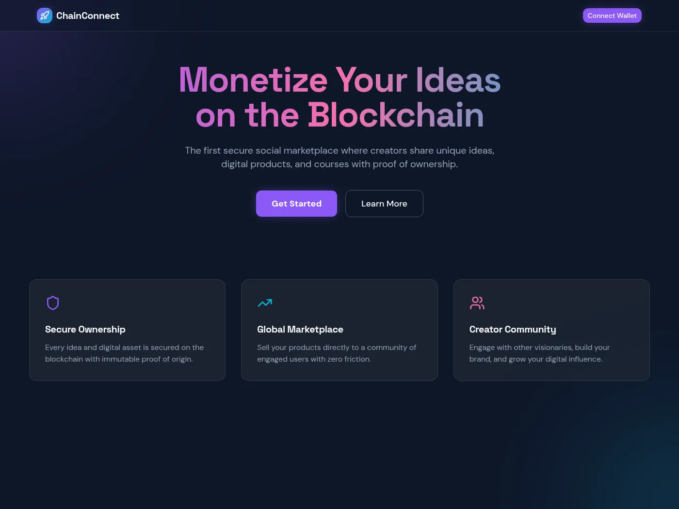 ChainConnect Marketplace