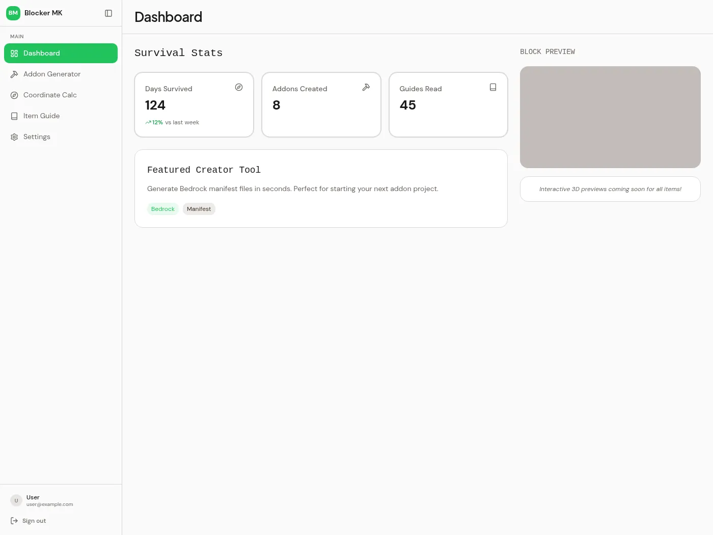 Blocker MK Minecraft Suite