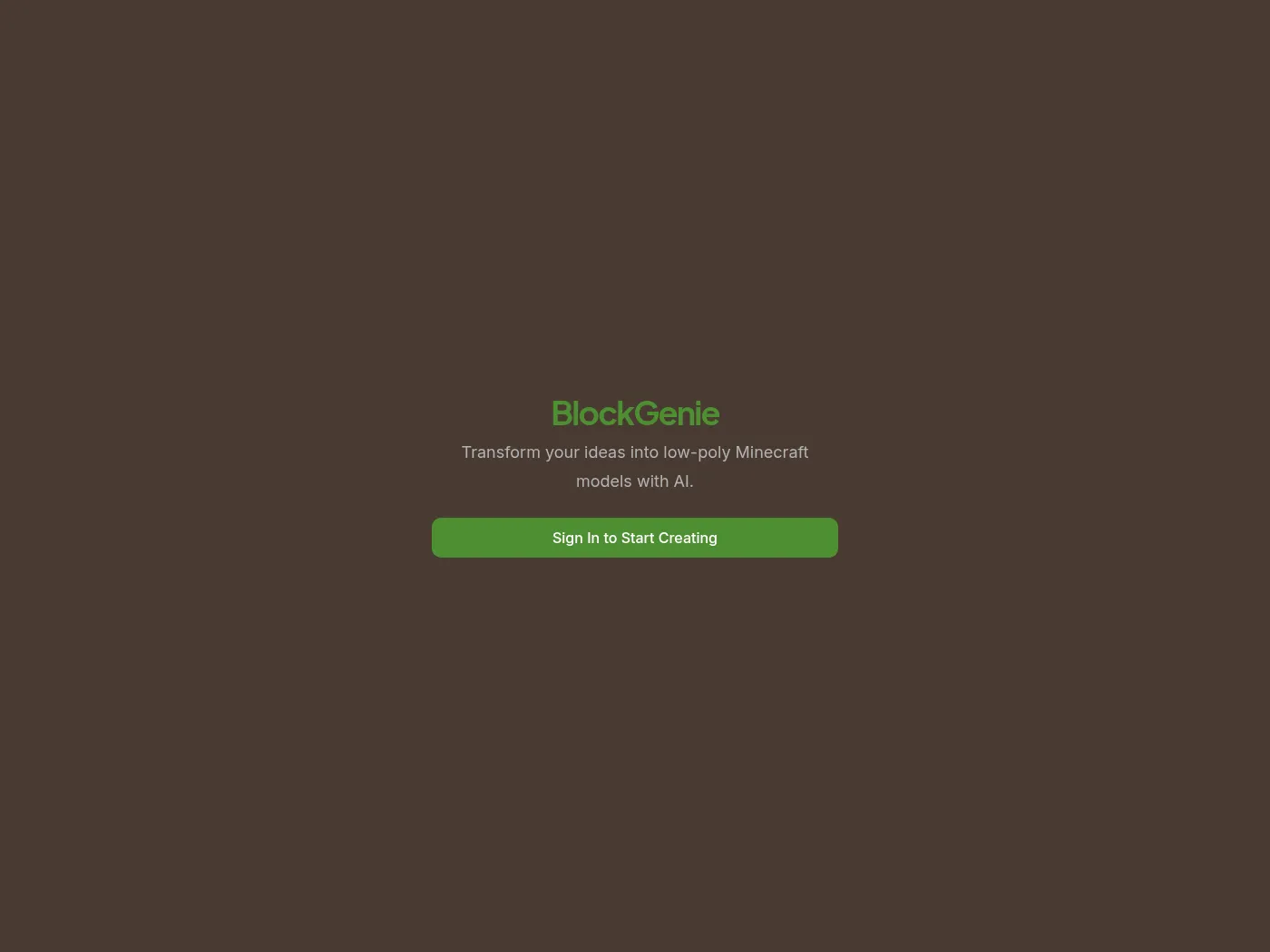 BlockGenie Model Creator