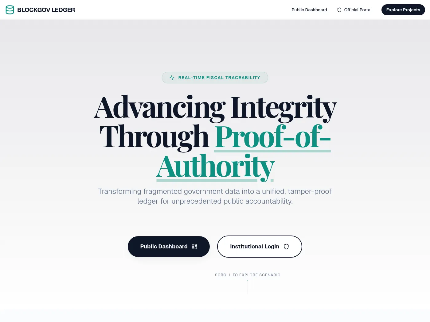 BlockGov Ledger