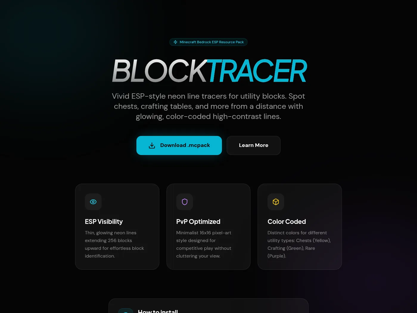 BlockTracer Resource Pack