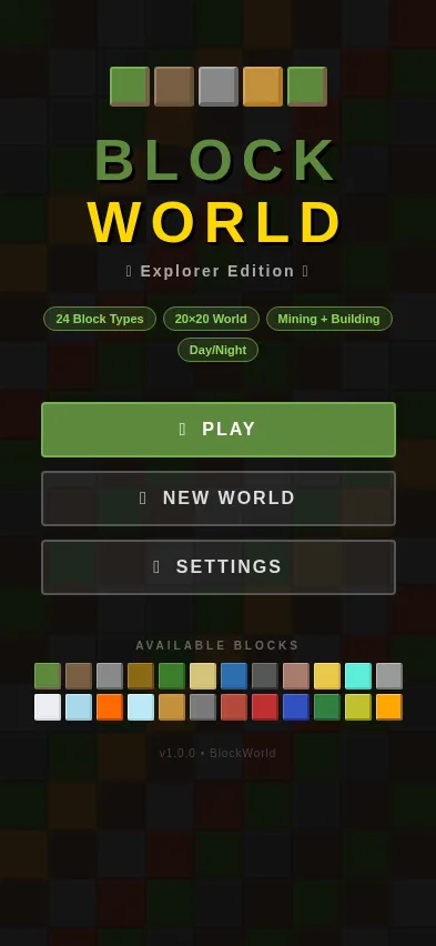 BlockWorld Explorer