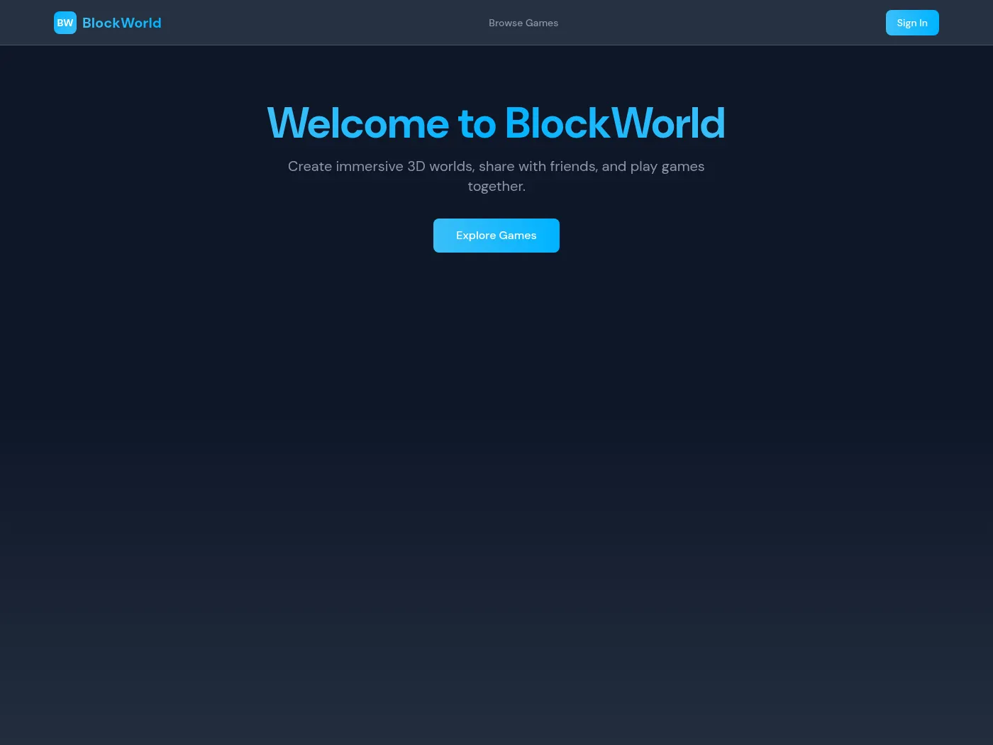 BlockWorld Platform