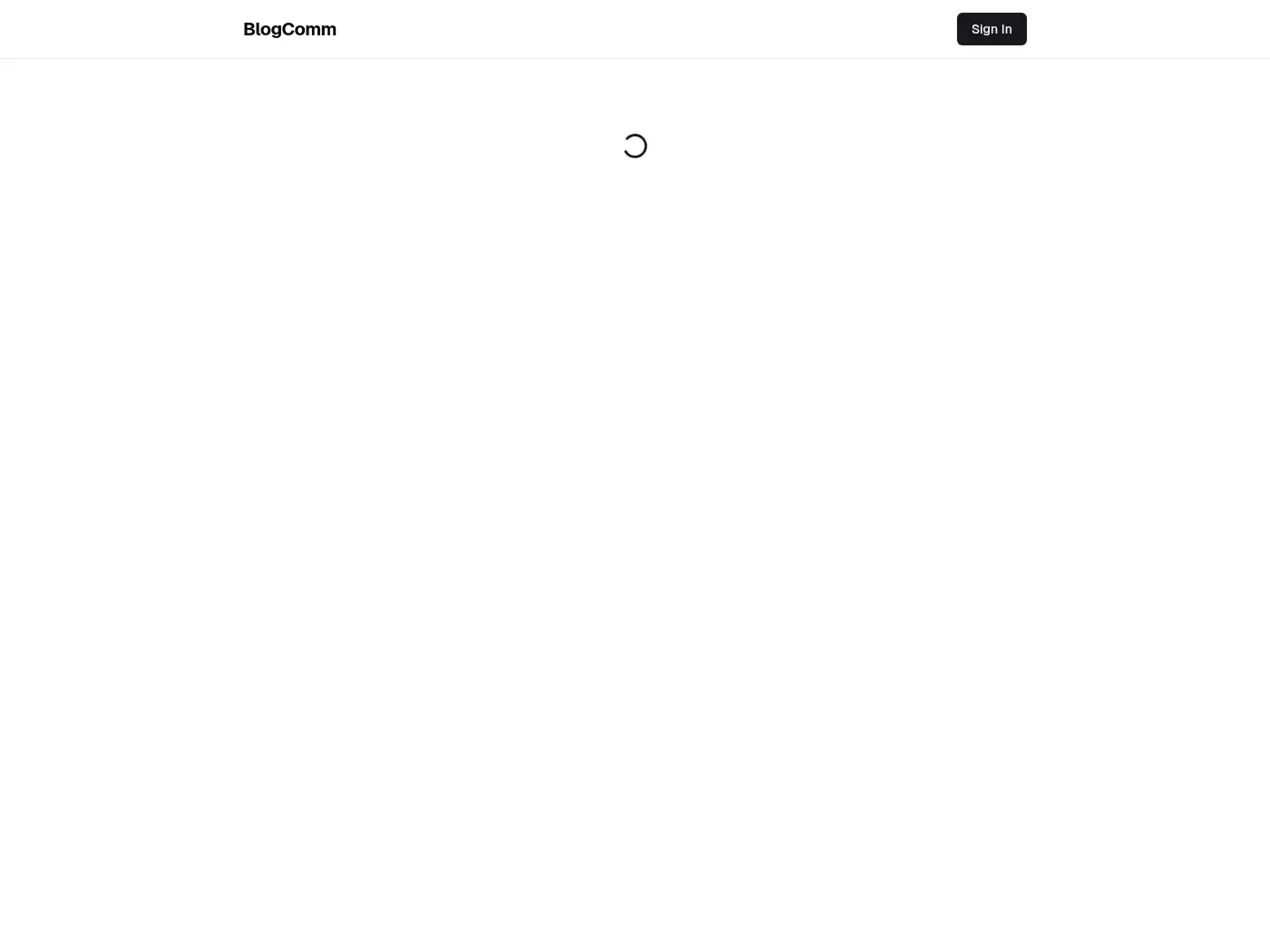 Personal Blog Community