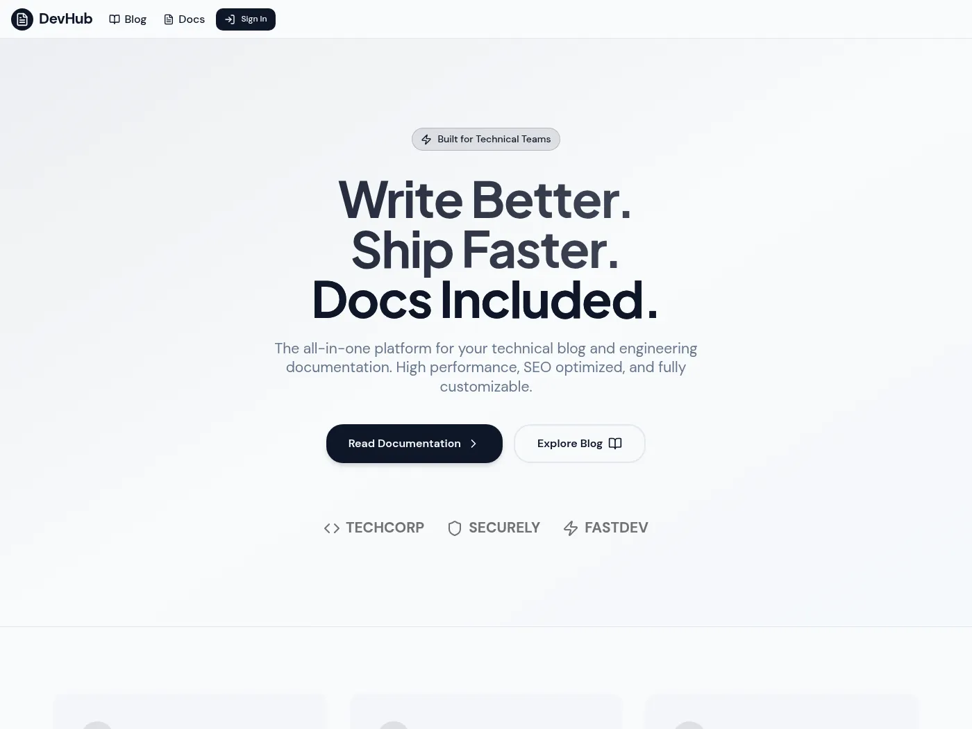 Blog & Docs Manager