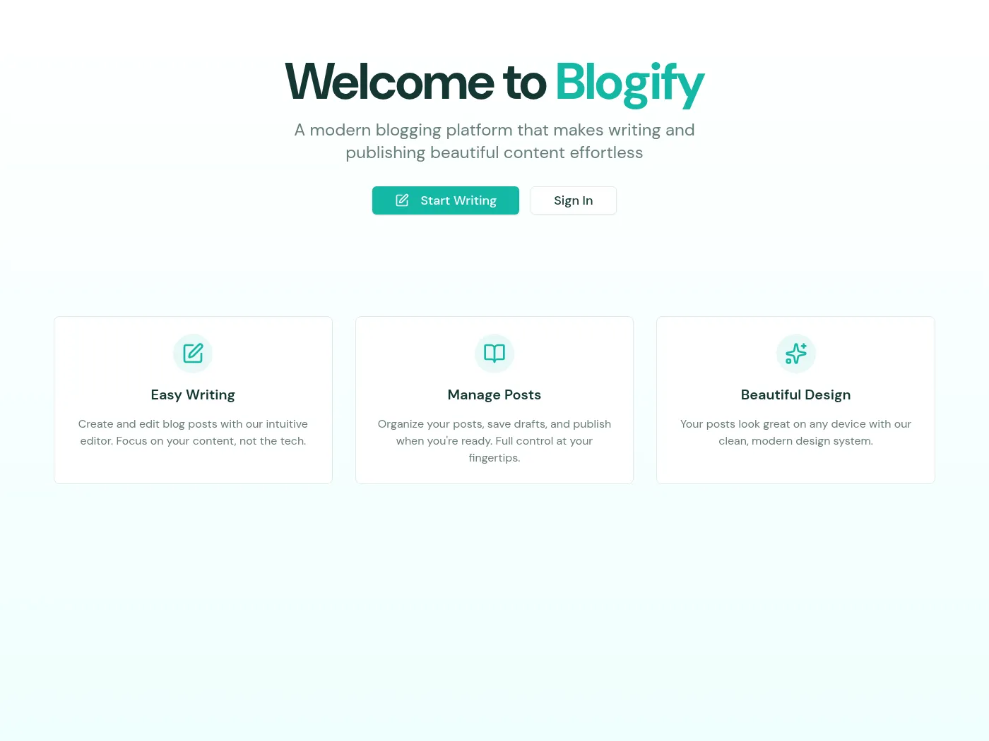 Blogify