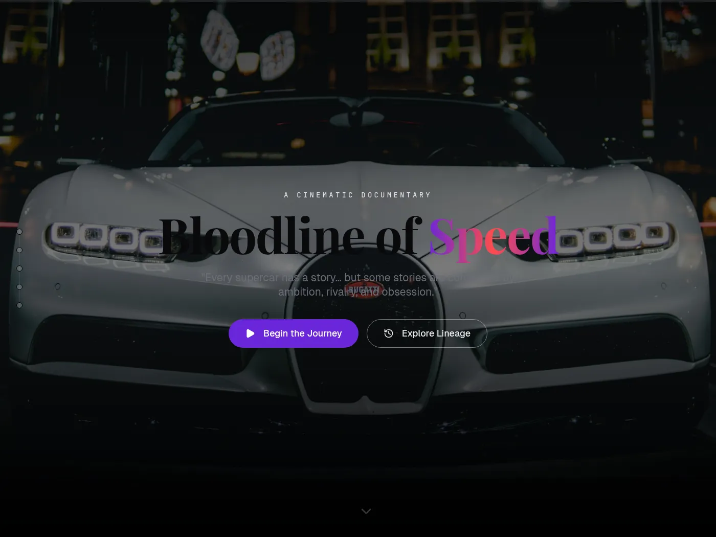 Bloodline of Speed Film