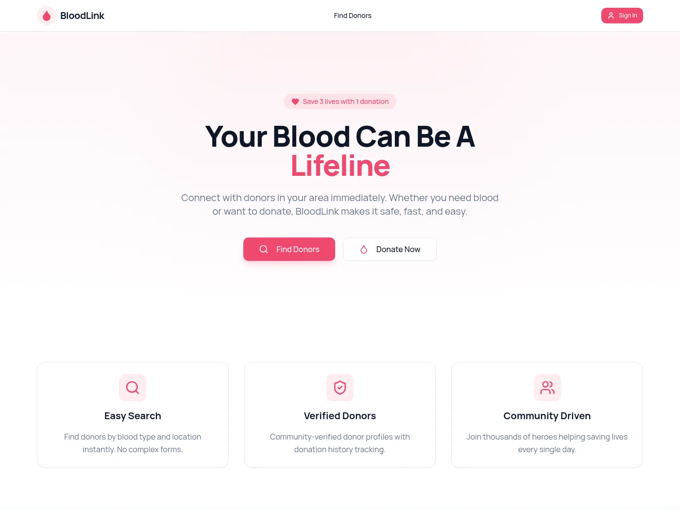 BloodLink Portal