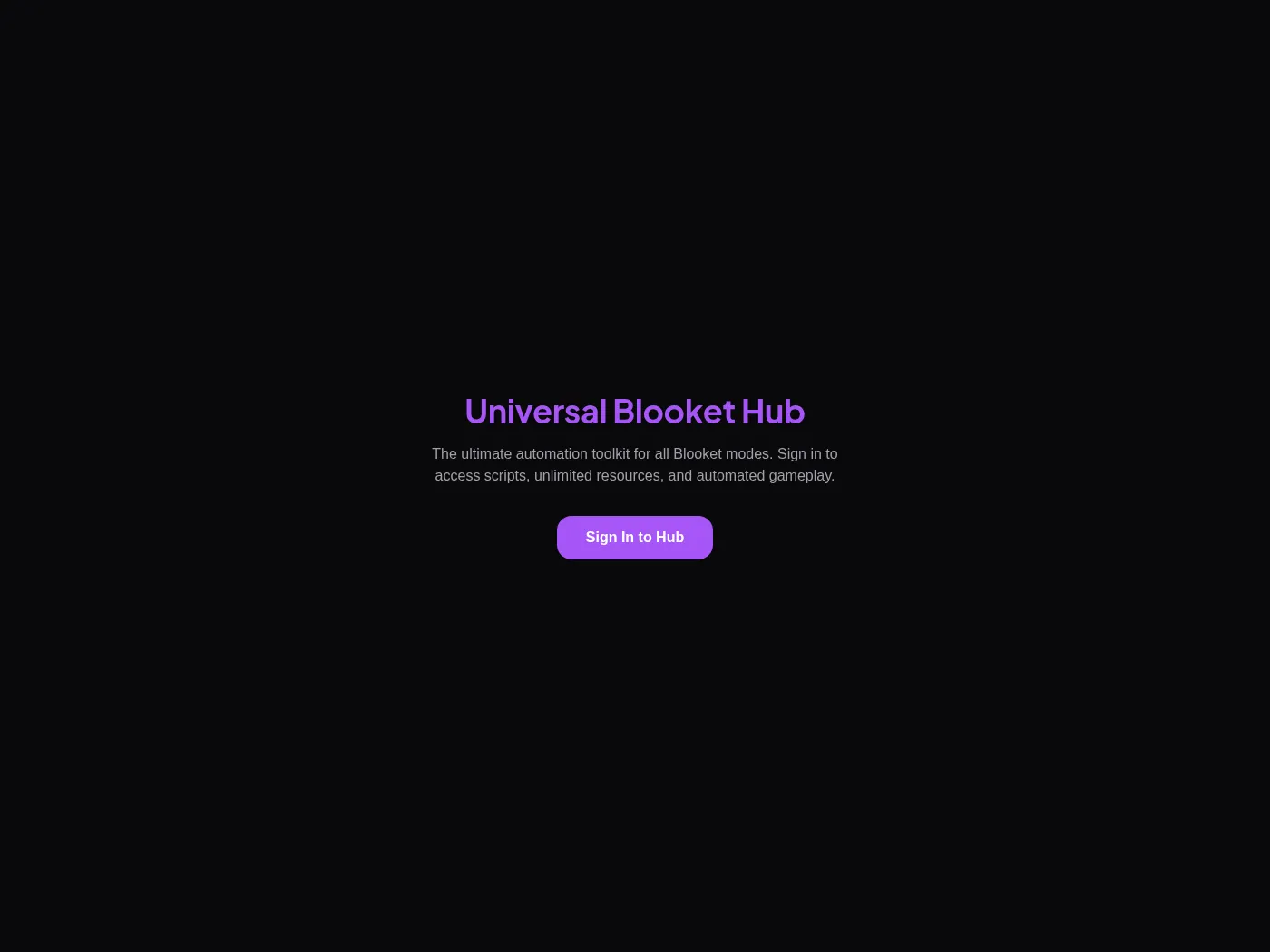 Universal Blooket Bot Hub