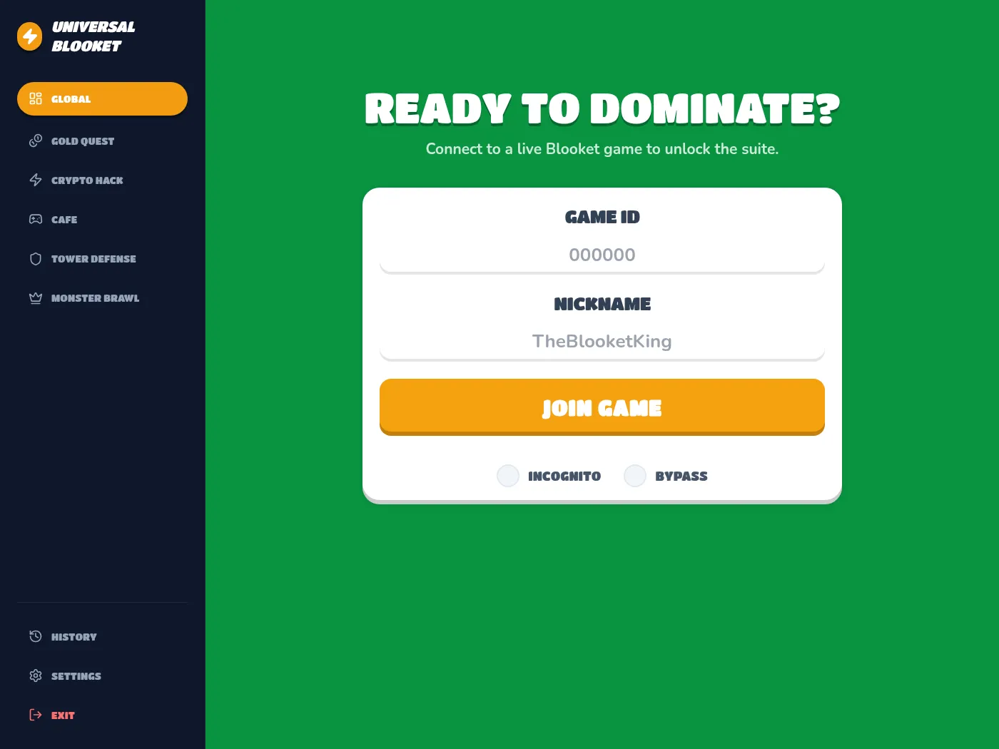 Blooket Game Automation Suite