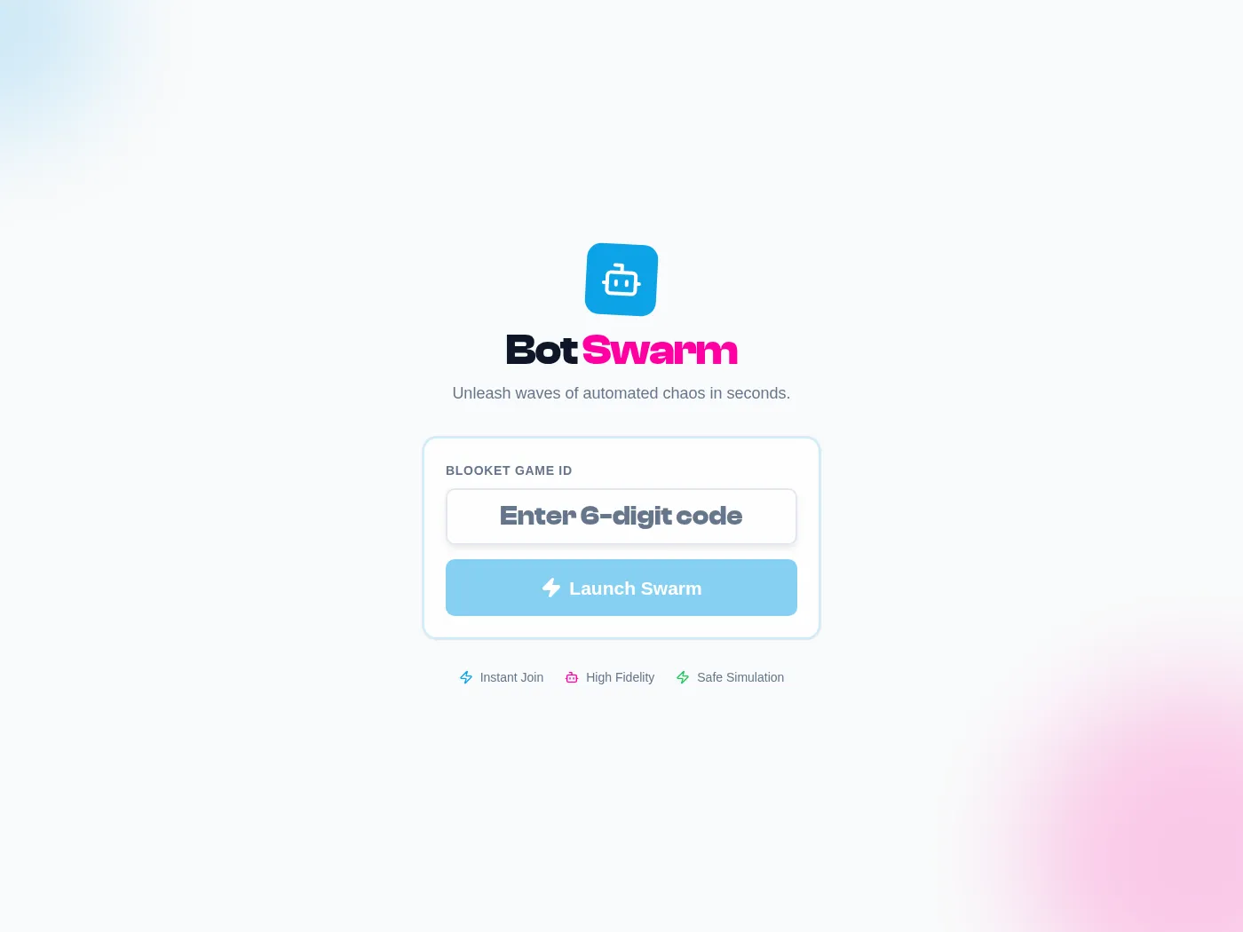 Blooket Bot Swarm