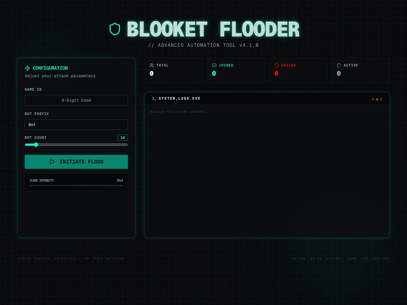 Blooket Flooder Tool