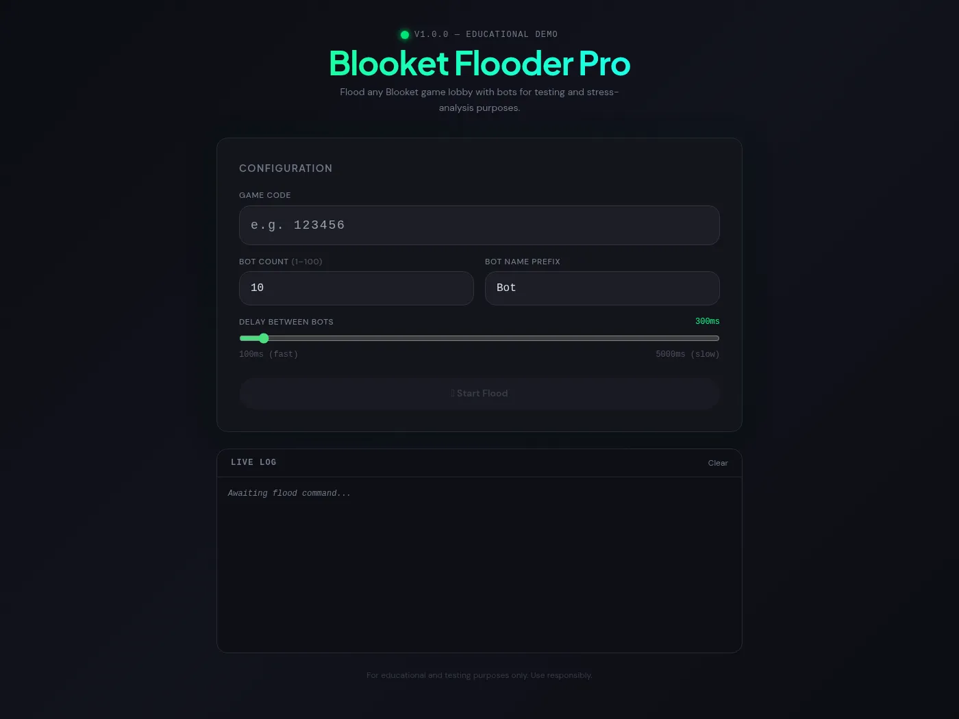Blooket Flooder Pro