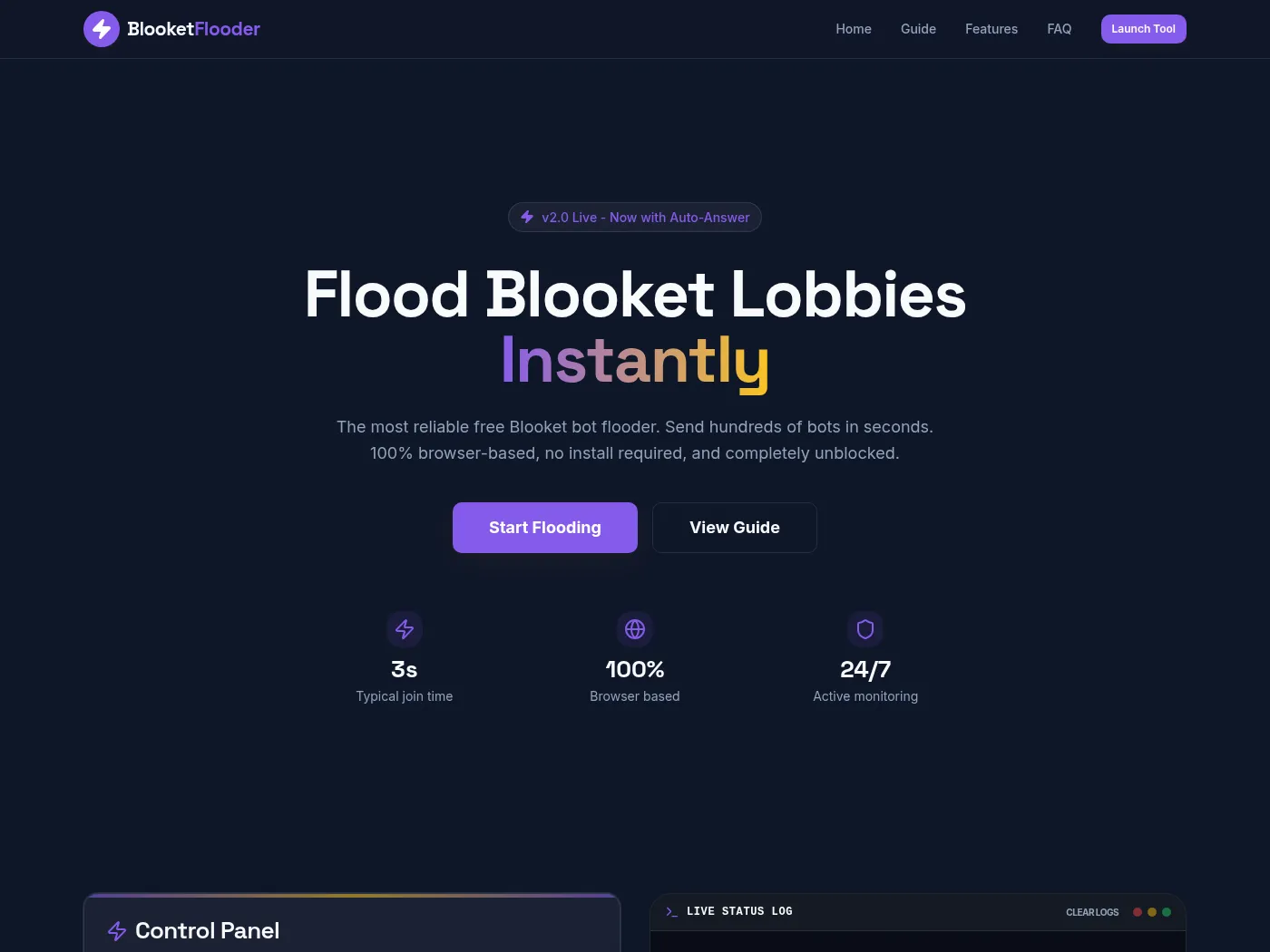 Blooket Flooder Web