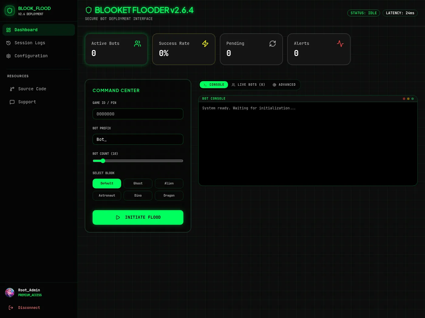 Blookit Game Flooder