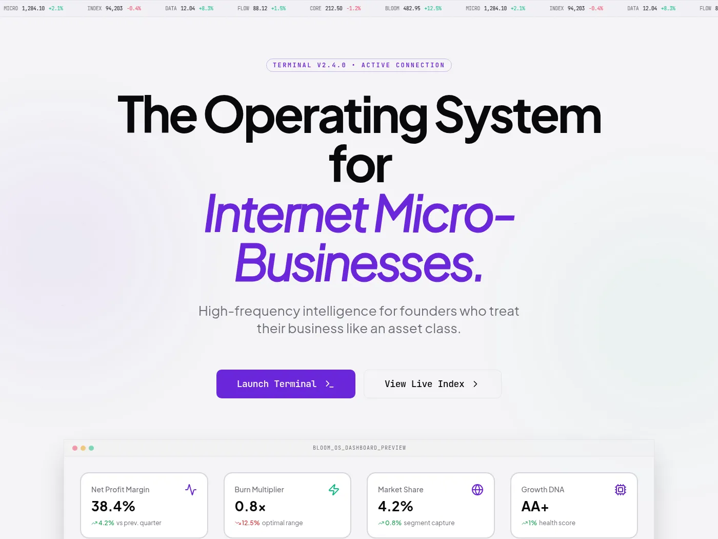 Bloom Founder OS