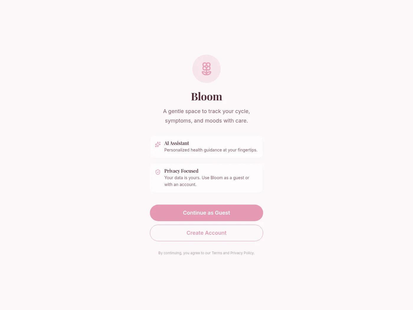 Bloom Period Tracker