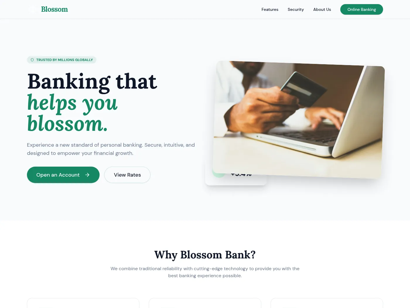 Blossom Bank Portal