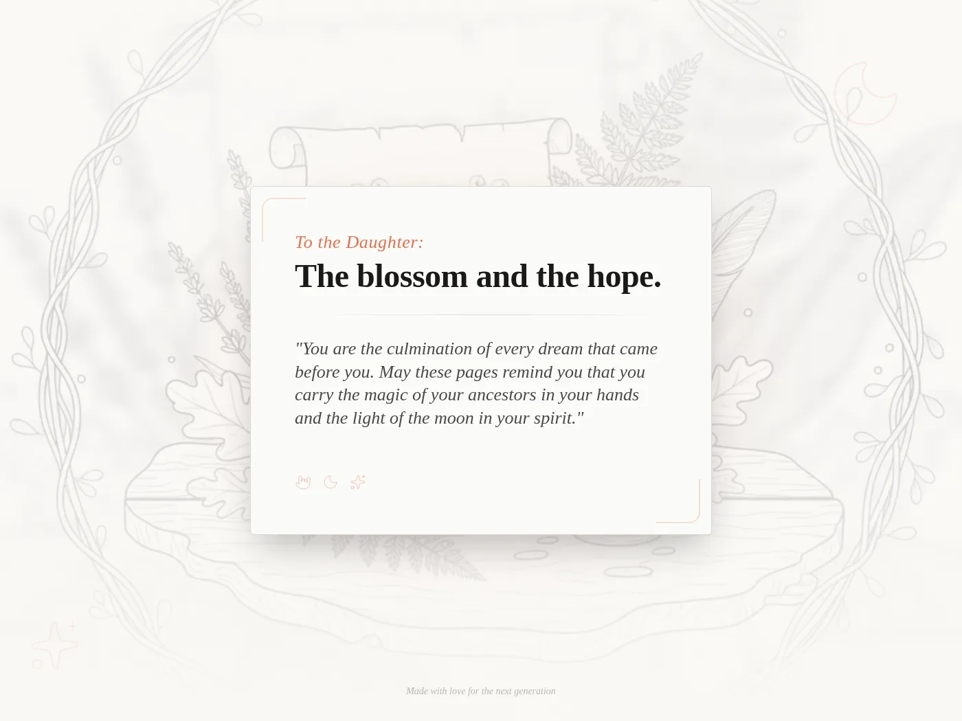 Magic Blossom Quote Art