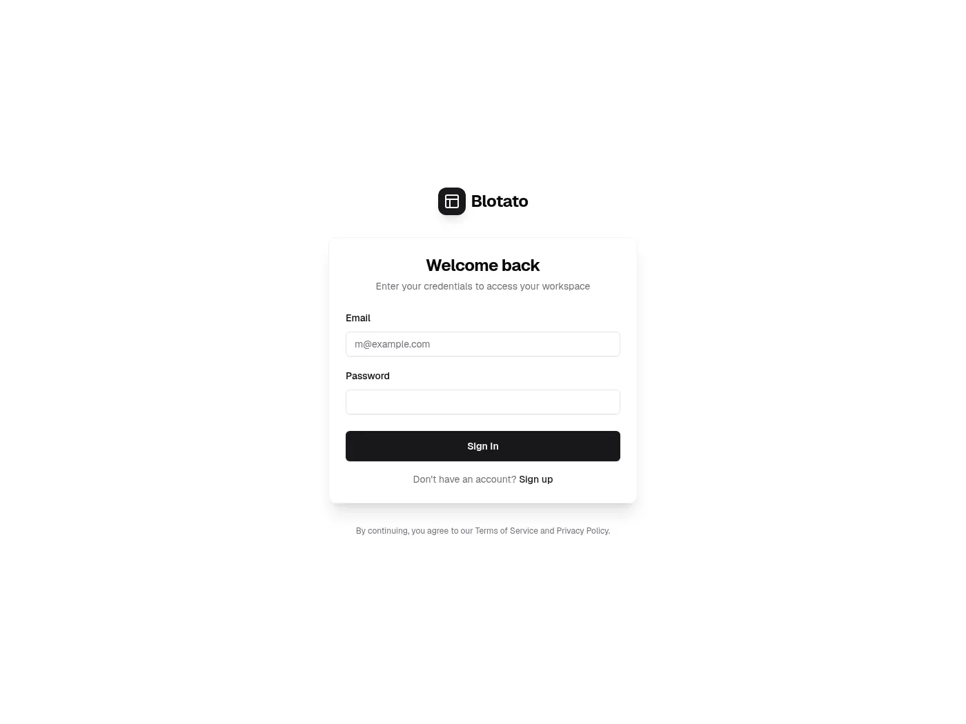 Blotato Clone App