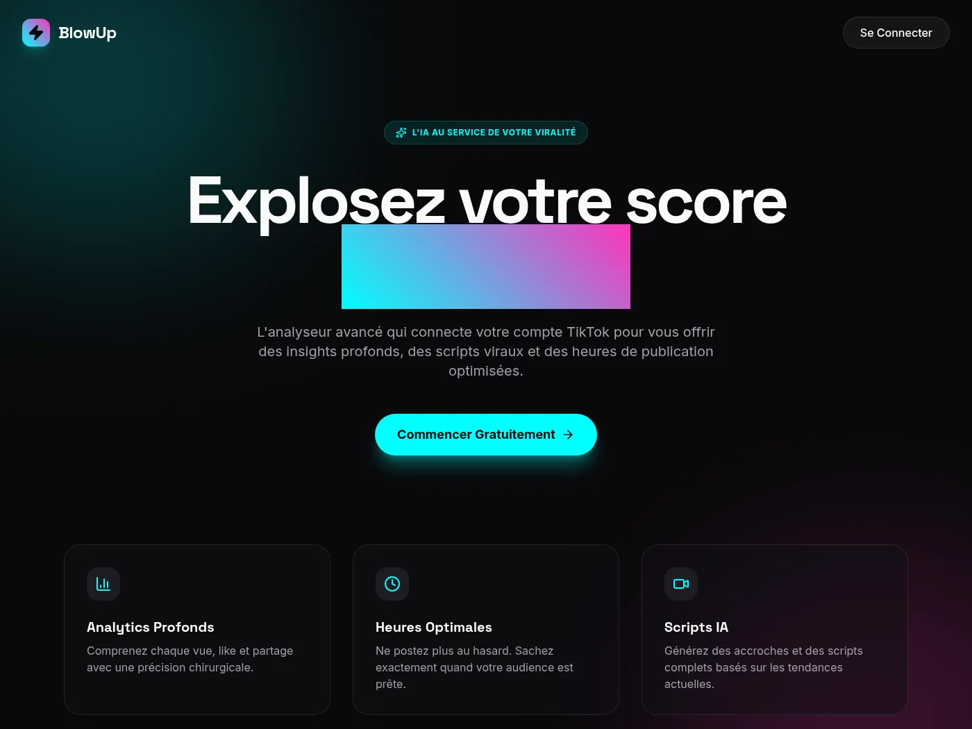 BlowUp TikTok Analyzer