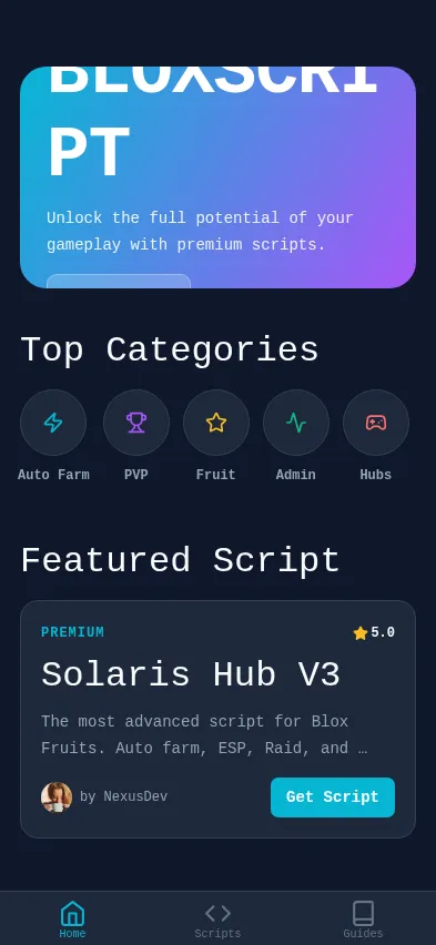 Blox Fruits Script Hub