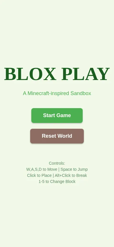Blox Play Sandbox