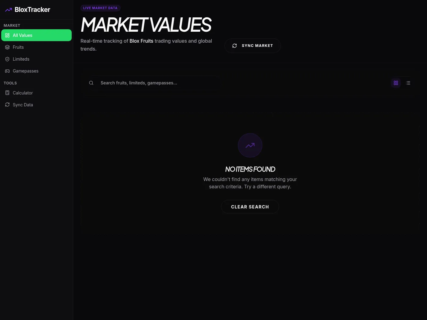 Blox Fruits Value Tracker