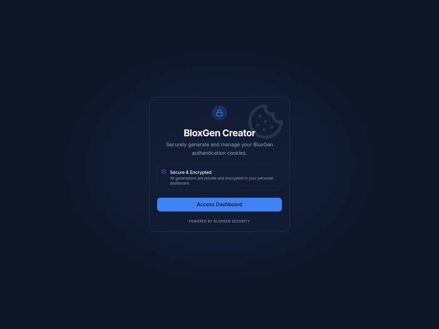 BloxGen Cookie Creator
