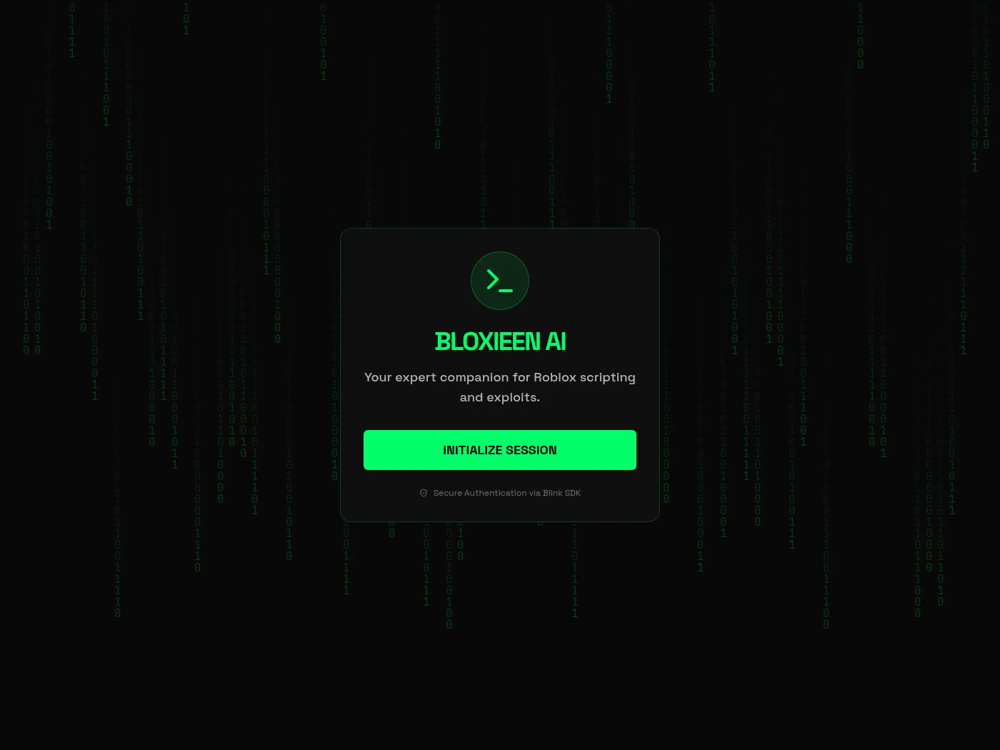 Bloxien AI Chatbot