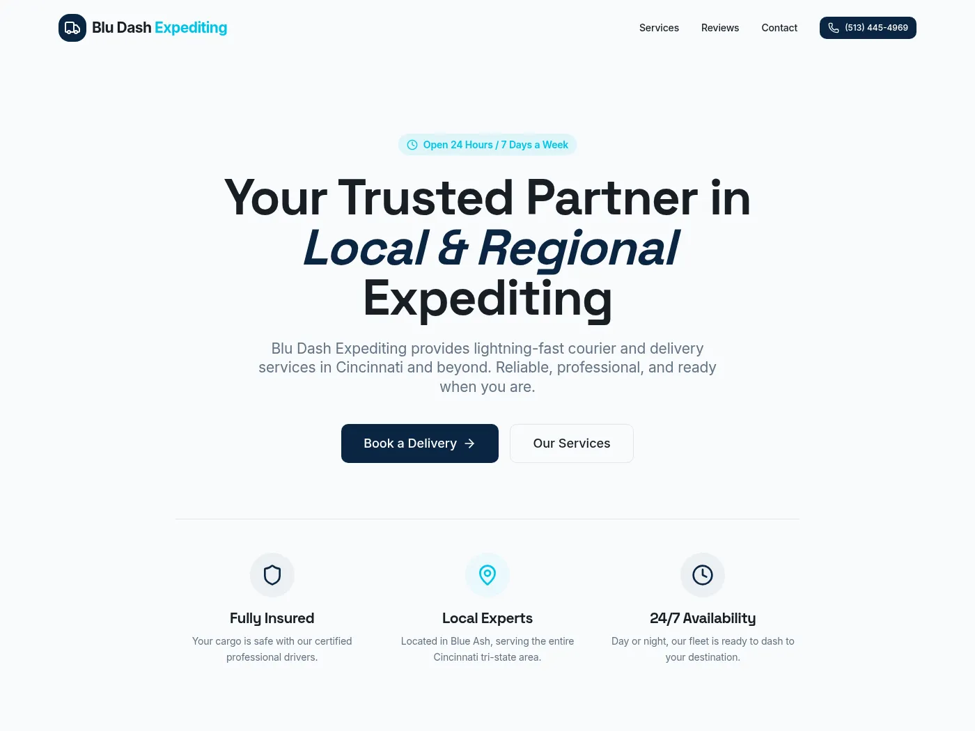 Blu Dash Expedite Site