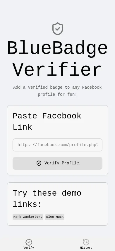 BlueBadge Verifier
