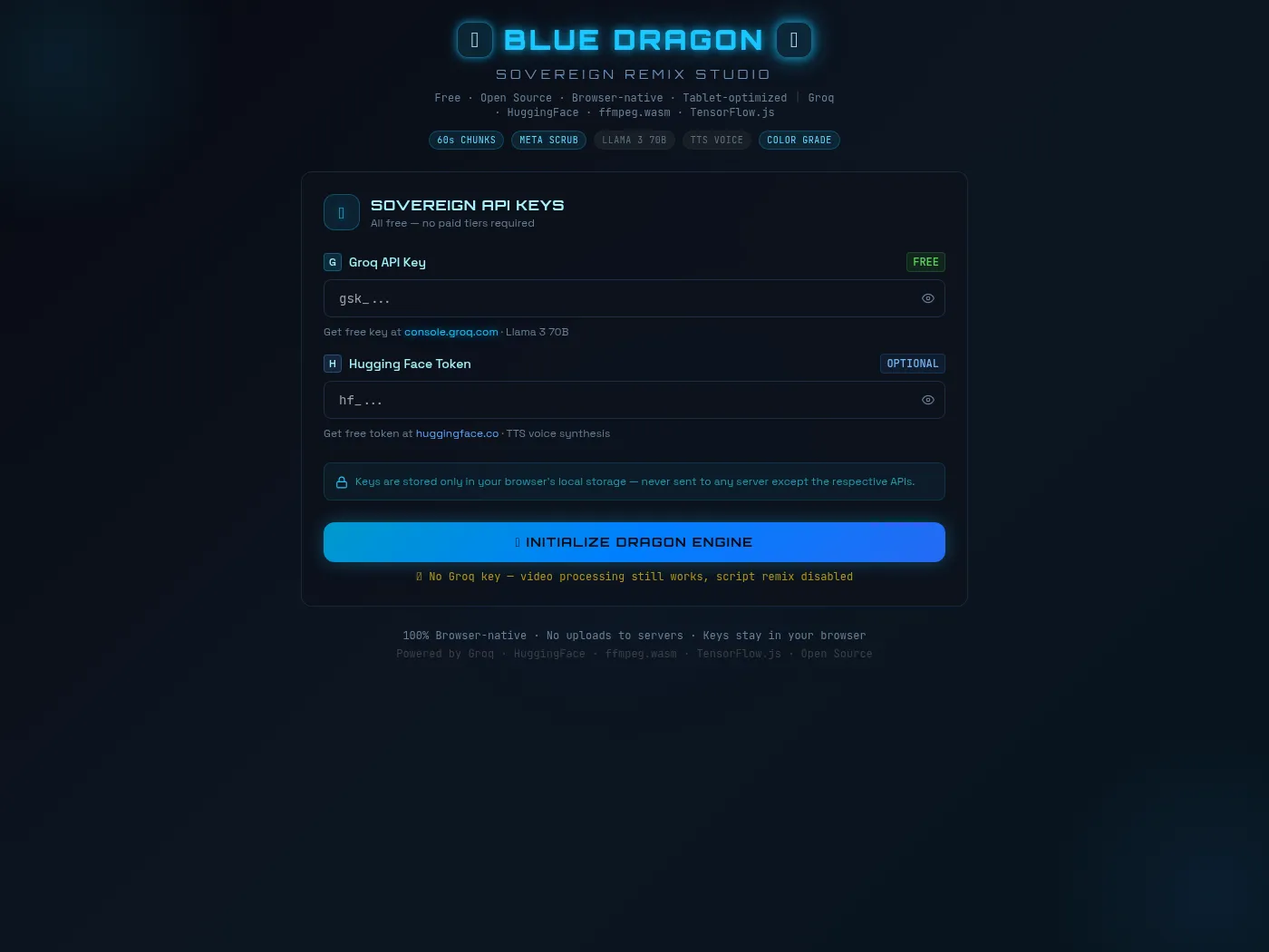 Blue Dragon Remix Studio
