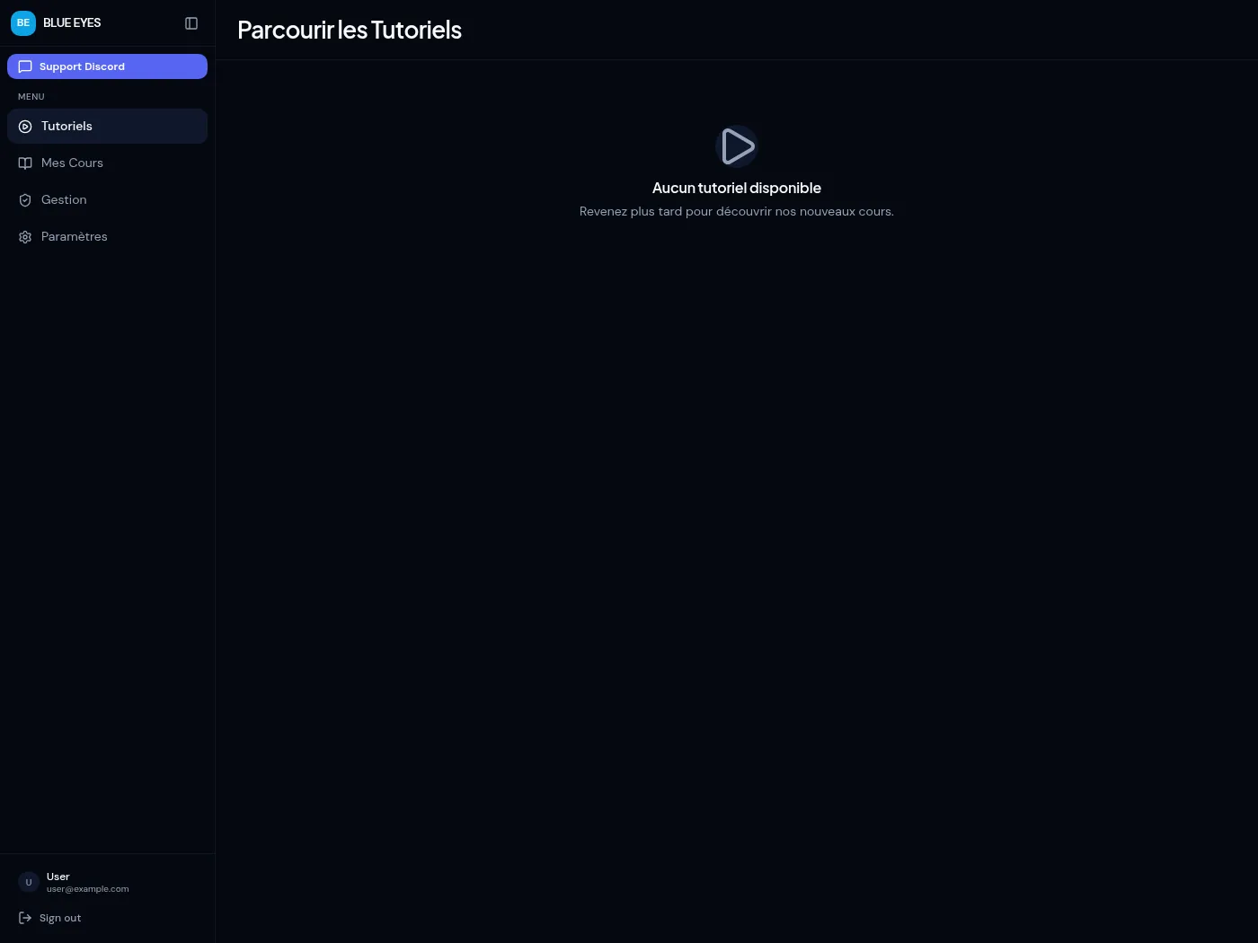 Blue Eyes Admin Panel