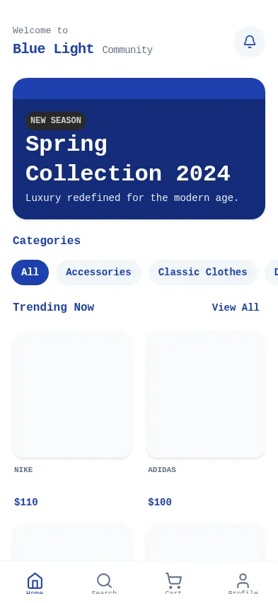 Blue Light Community App