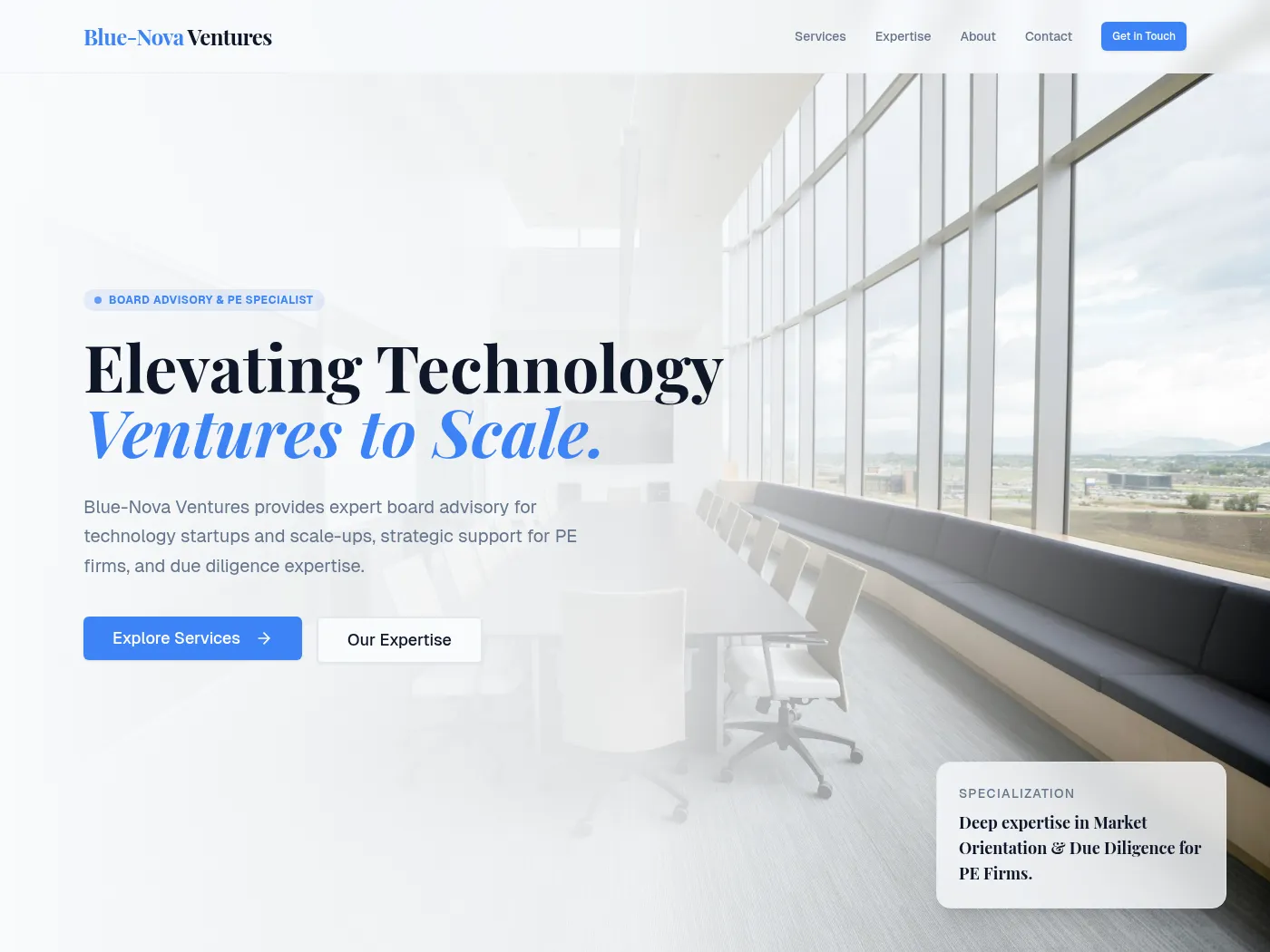 Blue-Nova Ventures Site