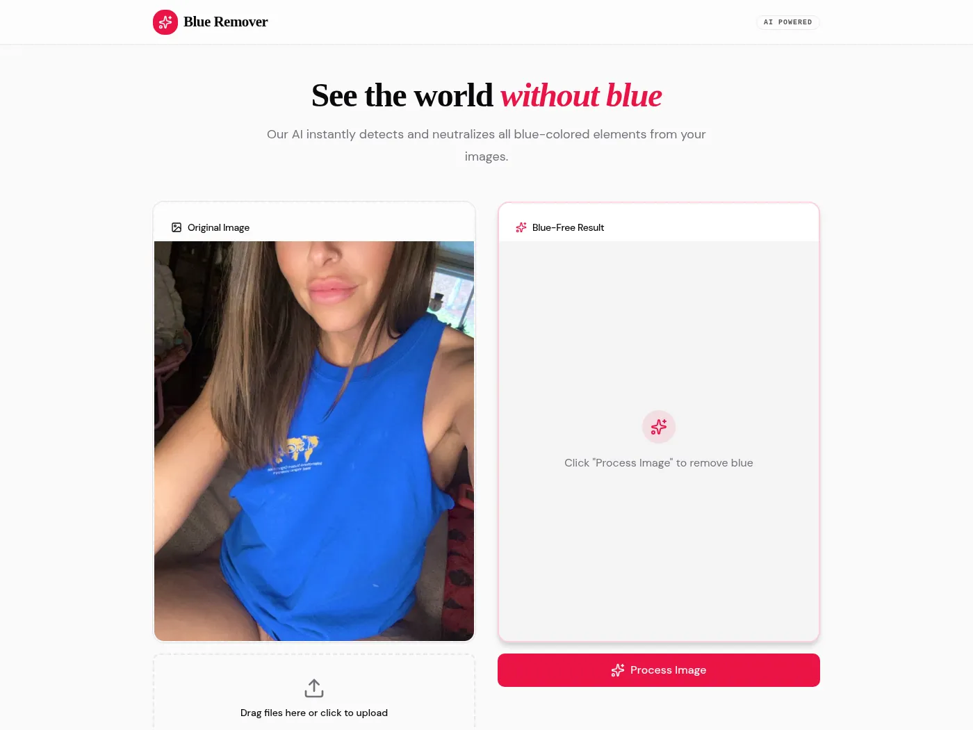Blue Remover