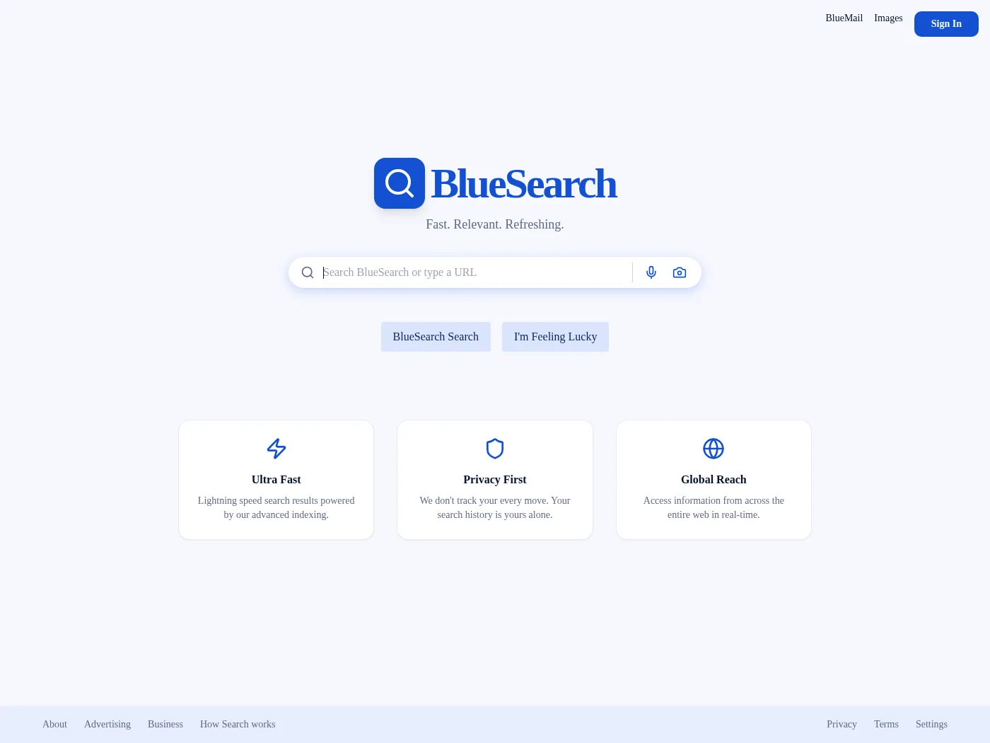 BlueSearch Engine