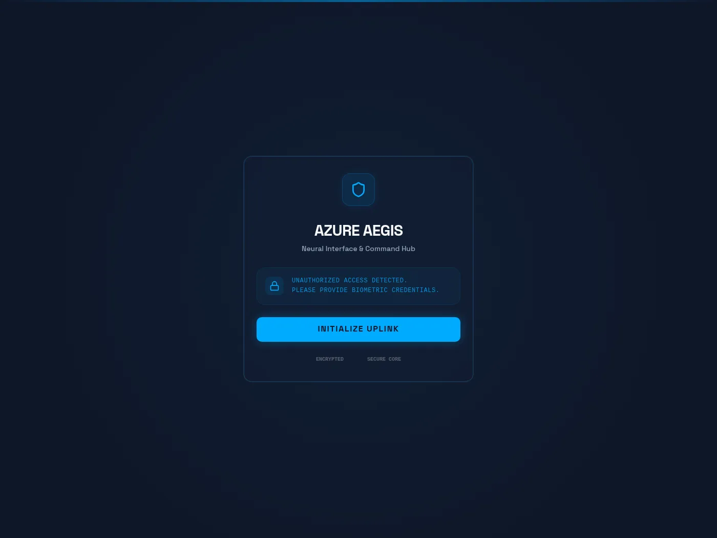 Blue Silver Armor Hub