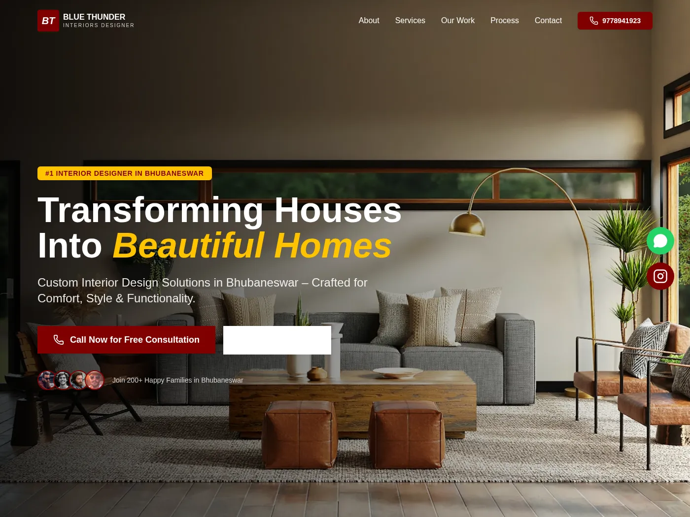Blue Thunder Interiors Site