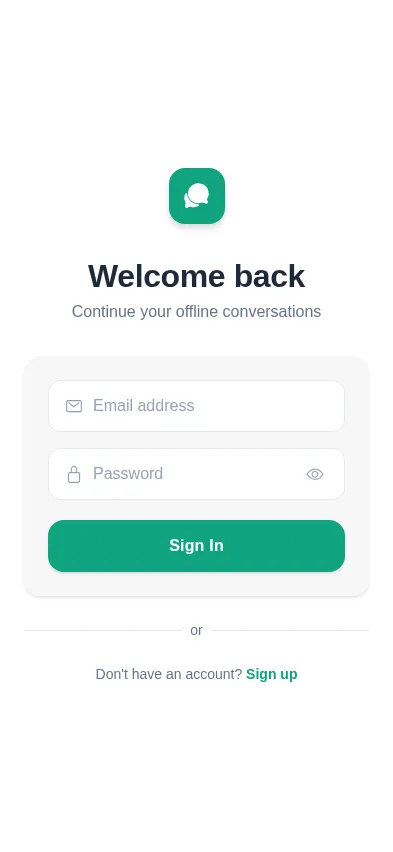 BlueChat Offline