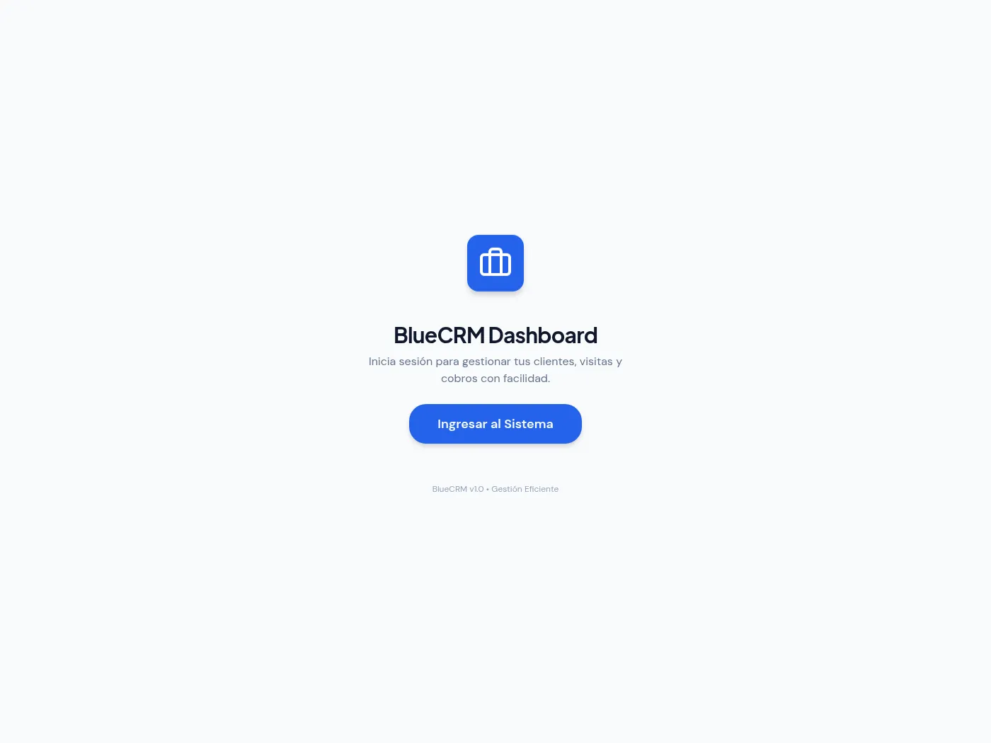 BlueCRM Dashboard