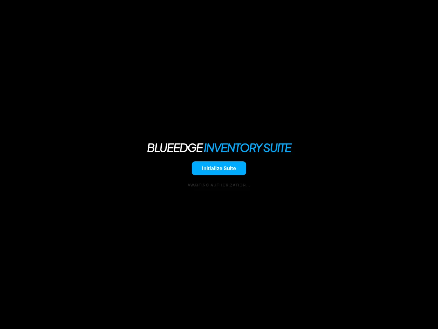 BlueEdge Inventory Suite
