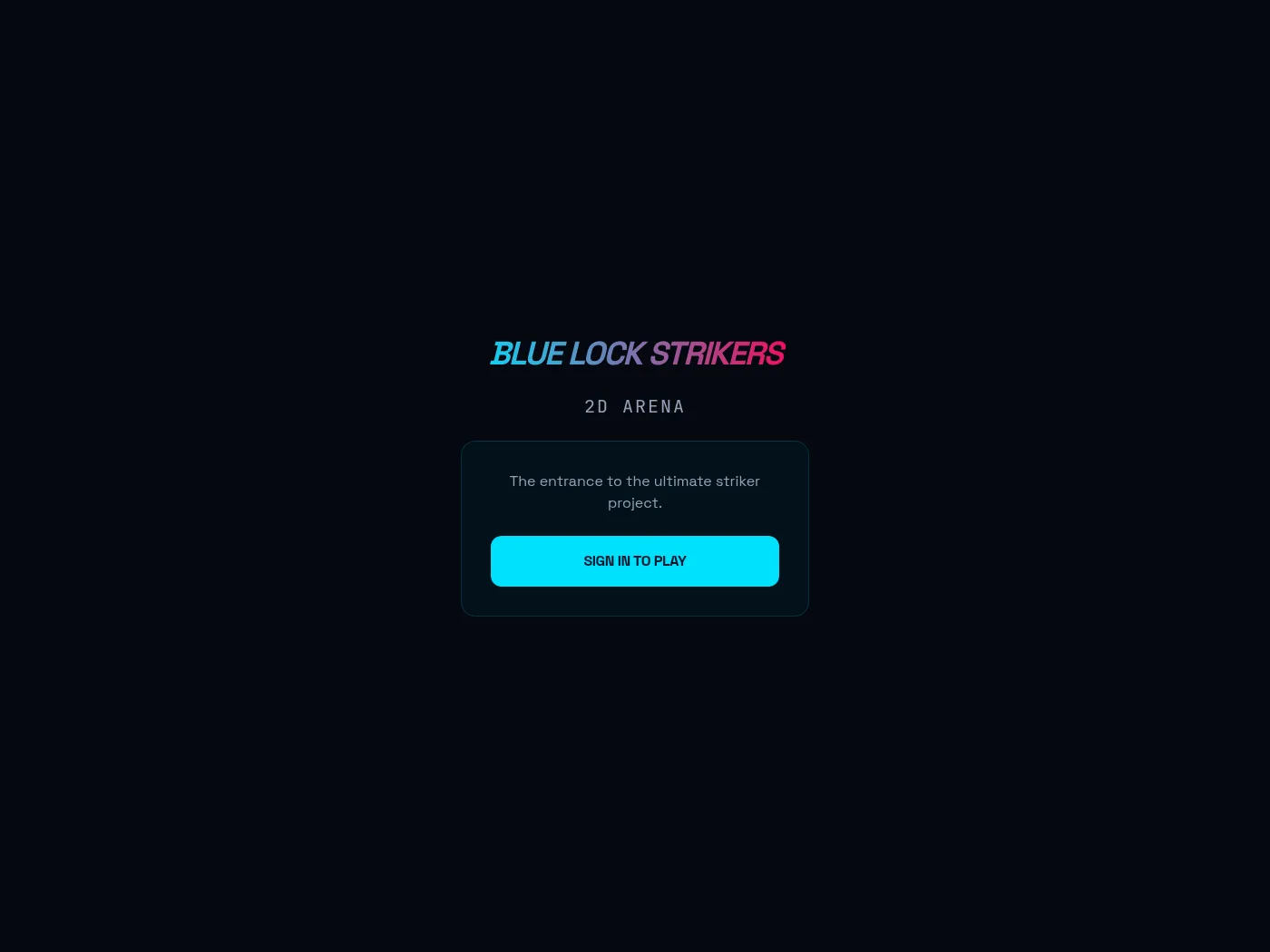 Blue Lock Strikers 2D
